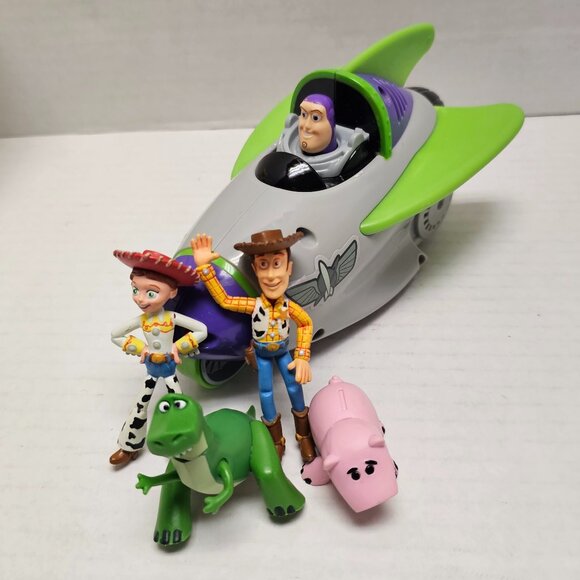 Pixar | Toys | Disney Pixar Buzz Lightyear Toy Story Rocket Ship Mini ...